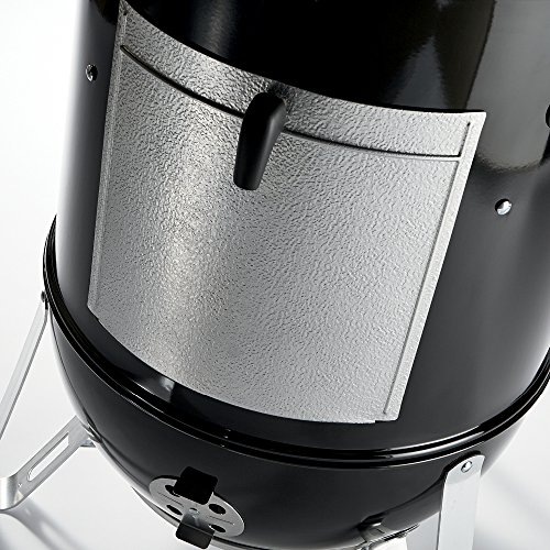 Weber 22-inch Smokey Mountain Cooker, Charcoal Smoker,Black