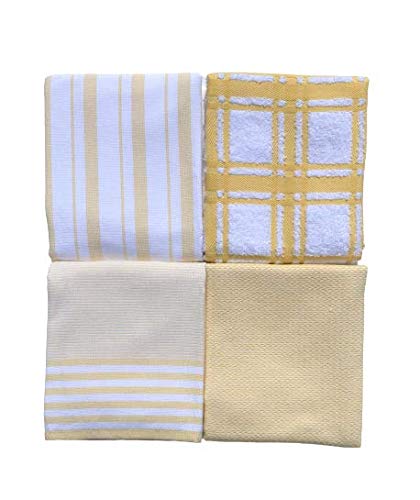 Williams-Sonoma Absorbent Kitchen Towels Multi-Pack, Set of 4 (Lemon Yellow)