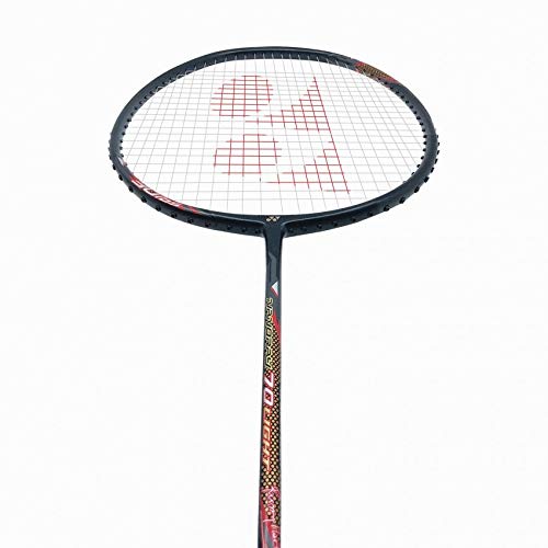 YONEX Carbon Fibre Nanoray 70 Light Team Badminton Racquet (Grey, Black)