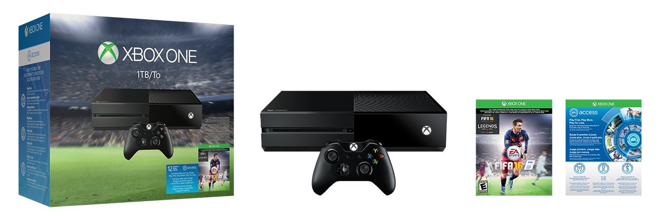 Xbox One 1 TB Console - EA Sports FIFA 16 Bundle
