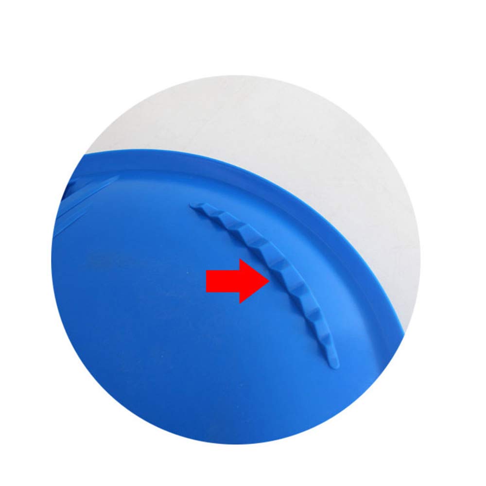 Pannow Round Kids Snow Sled Grass Slippery Saucer Flexible Snow Disc Saucer Sled with Double Handles for Sand, Grass and Snow Downhill