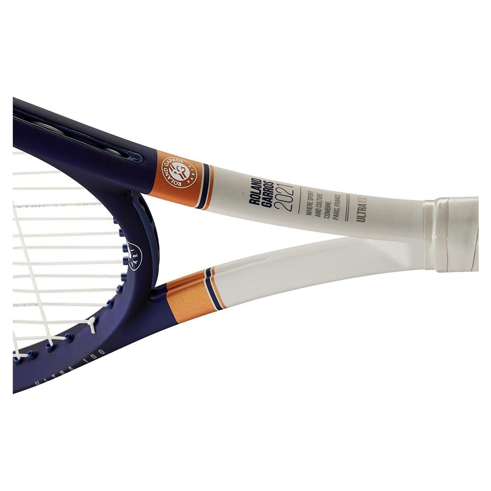 Wilson 2021 Ultra 100 v3 Roland Garros Edition Tennis Racquet (4-3/8)