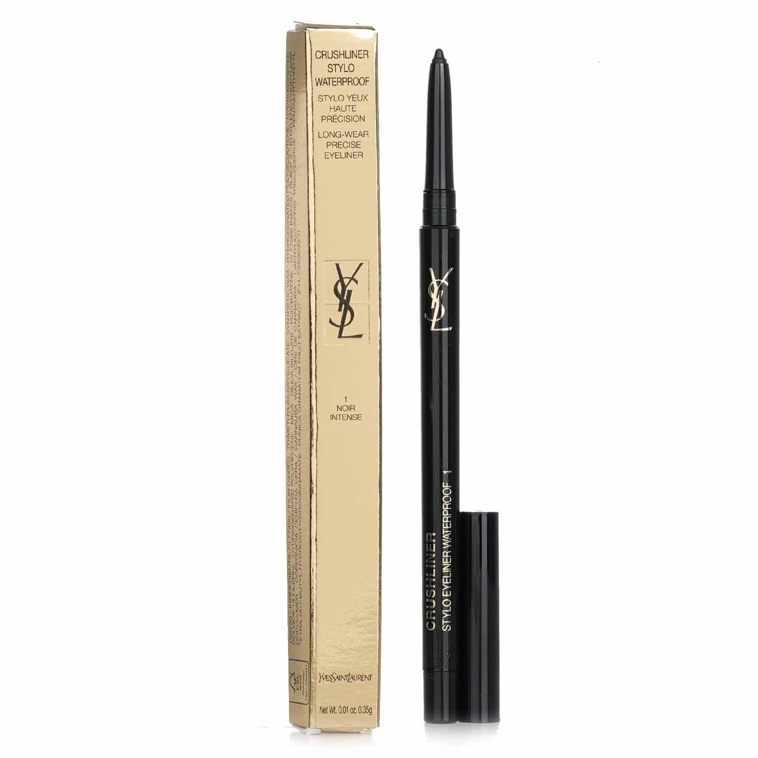 Yves Saint Laurent YSL CRUSHLINER Stylo Waterproof Black Eyeliner Pencil