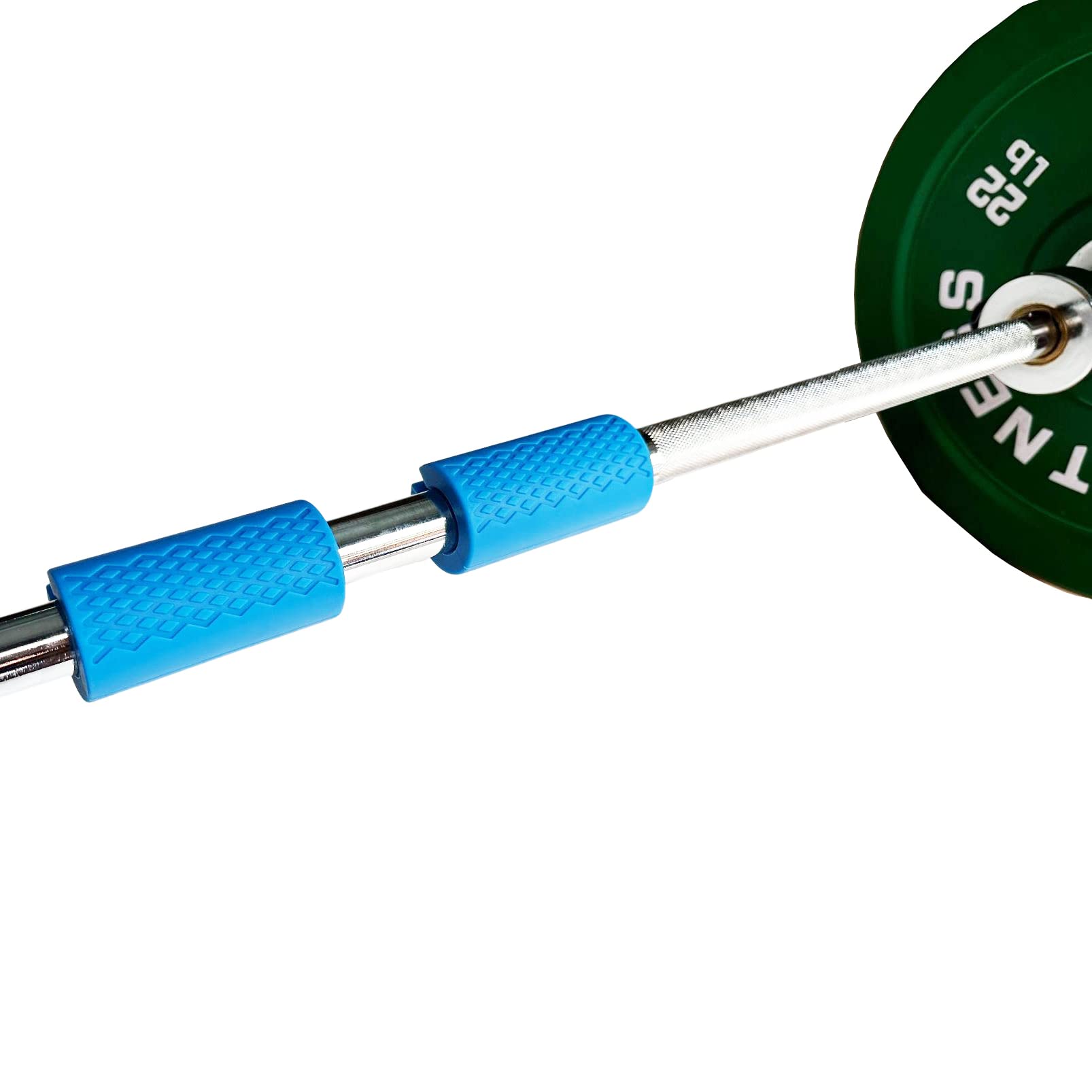 Weight Bar Grips Fit Standard Barbell, Dumbell Handles, Thick Bar Training Adapter for Weightlifting & Cable Attachments Fitness Training Rope Grips for Body Arm Forearm Builder Strength(Blue)