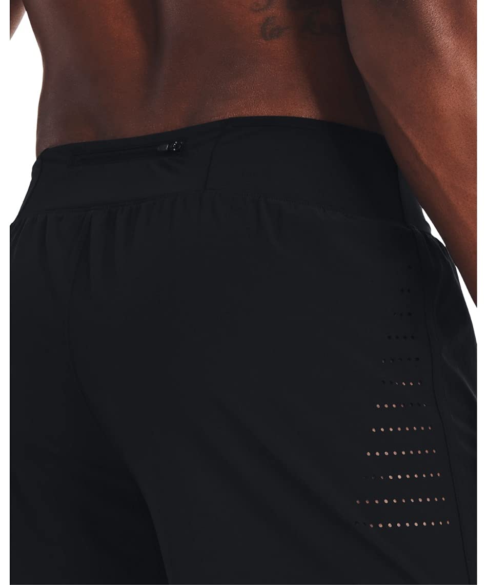 Under Armour Men's SpeedPocket 7-Inch Shorts, Black (001)/Reflective, Medium