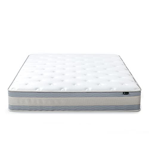 ZINUS 10 Inch Green Tea Cooling Gel Memory Foam Hybrid Mattress, Full, Pocket Innersprings for Motion Isolation, Mattress in A Box