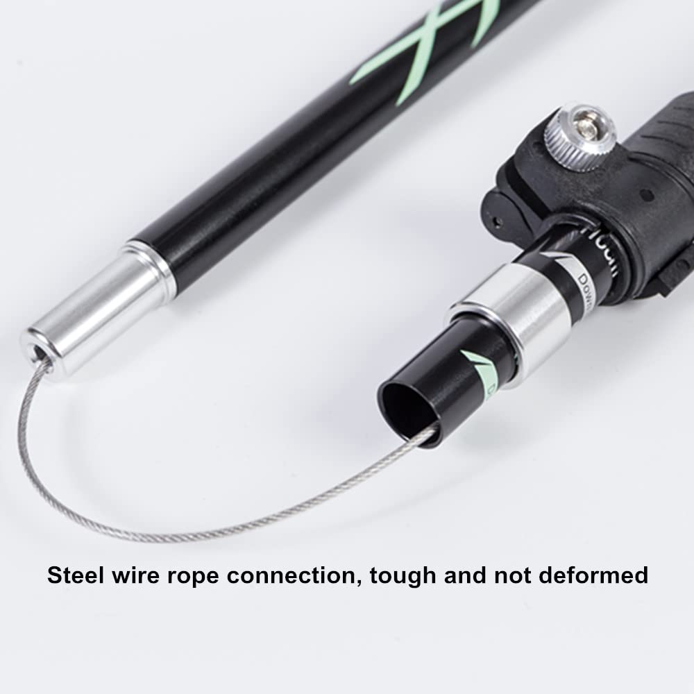 Trekking Poles,Collapsible Hiking Trekking Sticks with Quick Lock System 7075 Aluminum EVA Grip Handle for Mountaining, Camping, Backpacking (Purple)