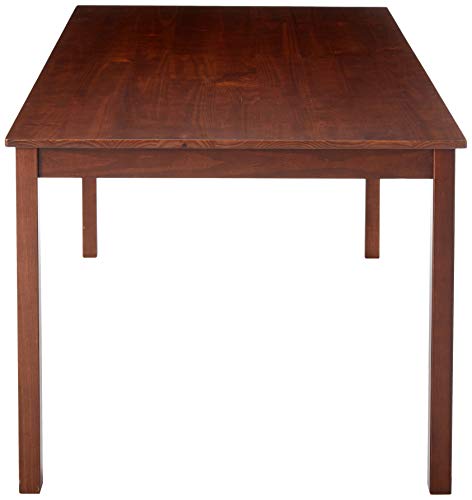 Zinus Juliet Espresso Wood Large Dining Table / Table Only