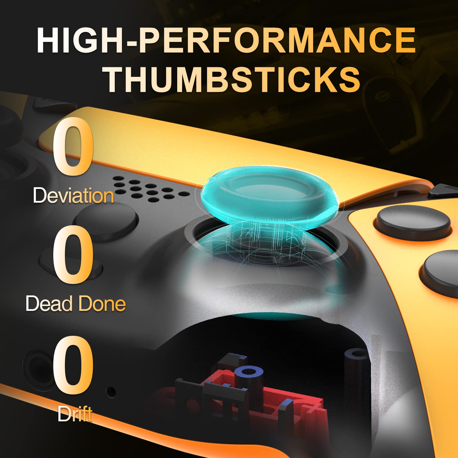 Wireless Controller for PS4 Controller Wireless, AUGEX Ymir Game Controller for Playstation 4 Controller with Turbo, Steam Gamepad Work with Back Button, Scuf Controllers for PS4/Pro/Silm/PC/IOS