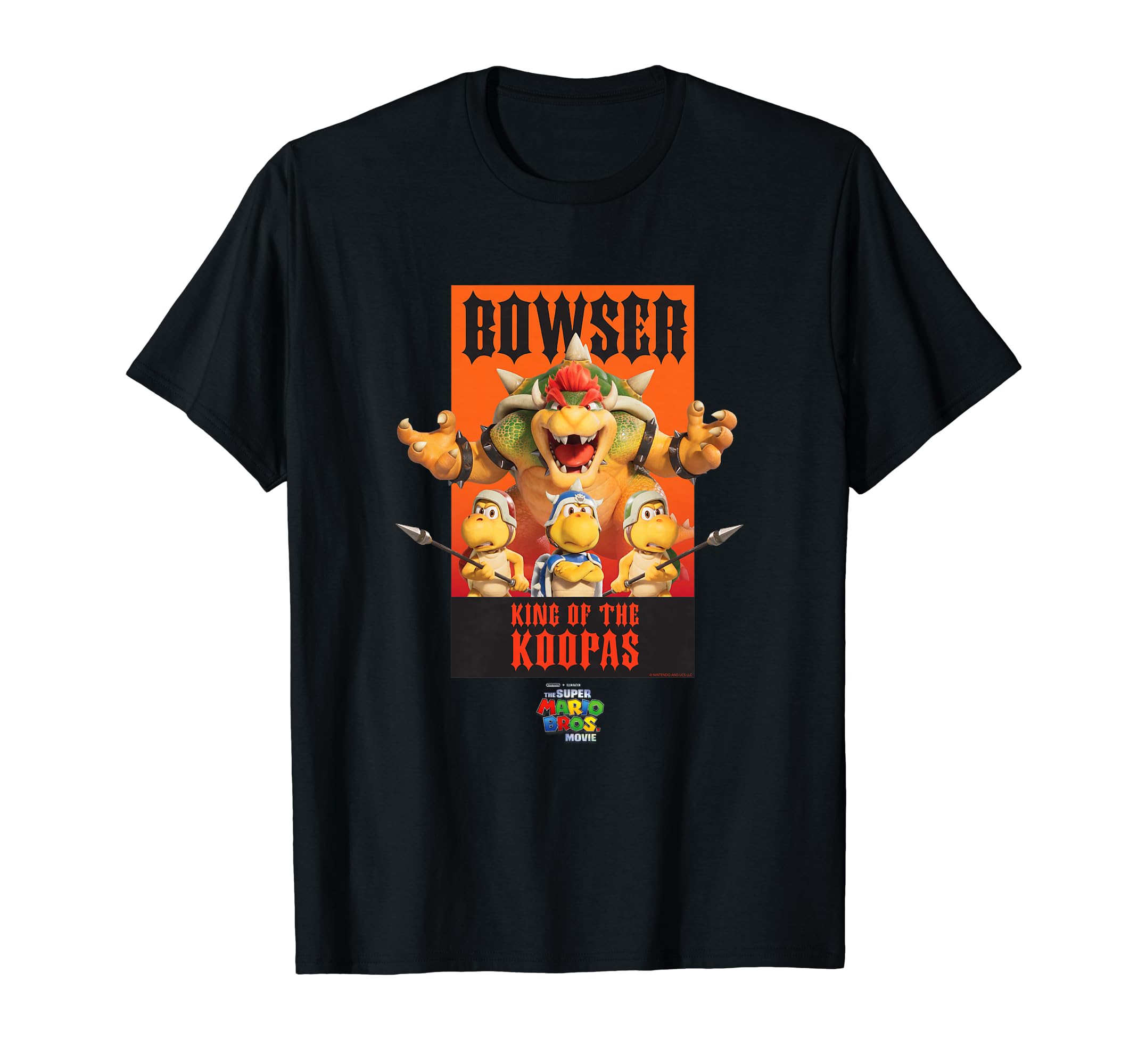 The Super Mario Bros. Movie Bowser King of the Koopas Poster T-Shirt