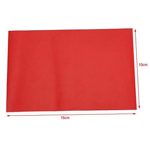 VGEBY1 Kayak Repair Patches, 3pcs Raft PVC Repair Tool Kit Waterproof Patches for Kayak Inflatable Raft(Red)