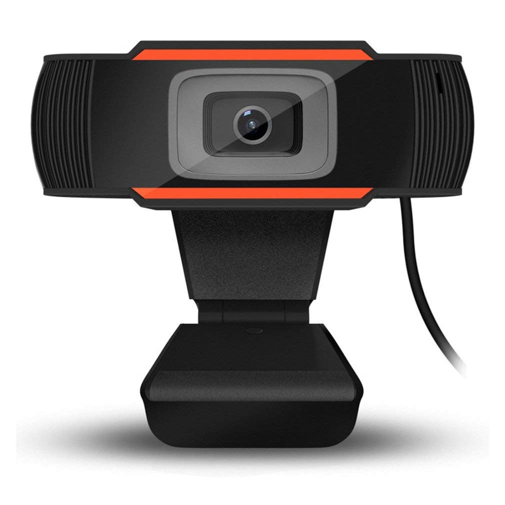 Webcam HD Auto Focus Web Camera with Microphone Widescreen USB Computer Camera for PC Laptop Desktop Mac Streaming Video Calling Recording Video Conference Online Teaching Business Gaming (A)
