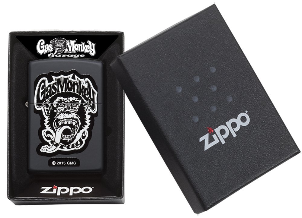 Zippo Gas Monkey Garage™ Pocket Lighter, Cream Matte