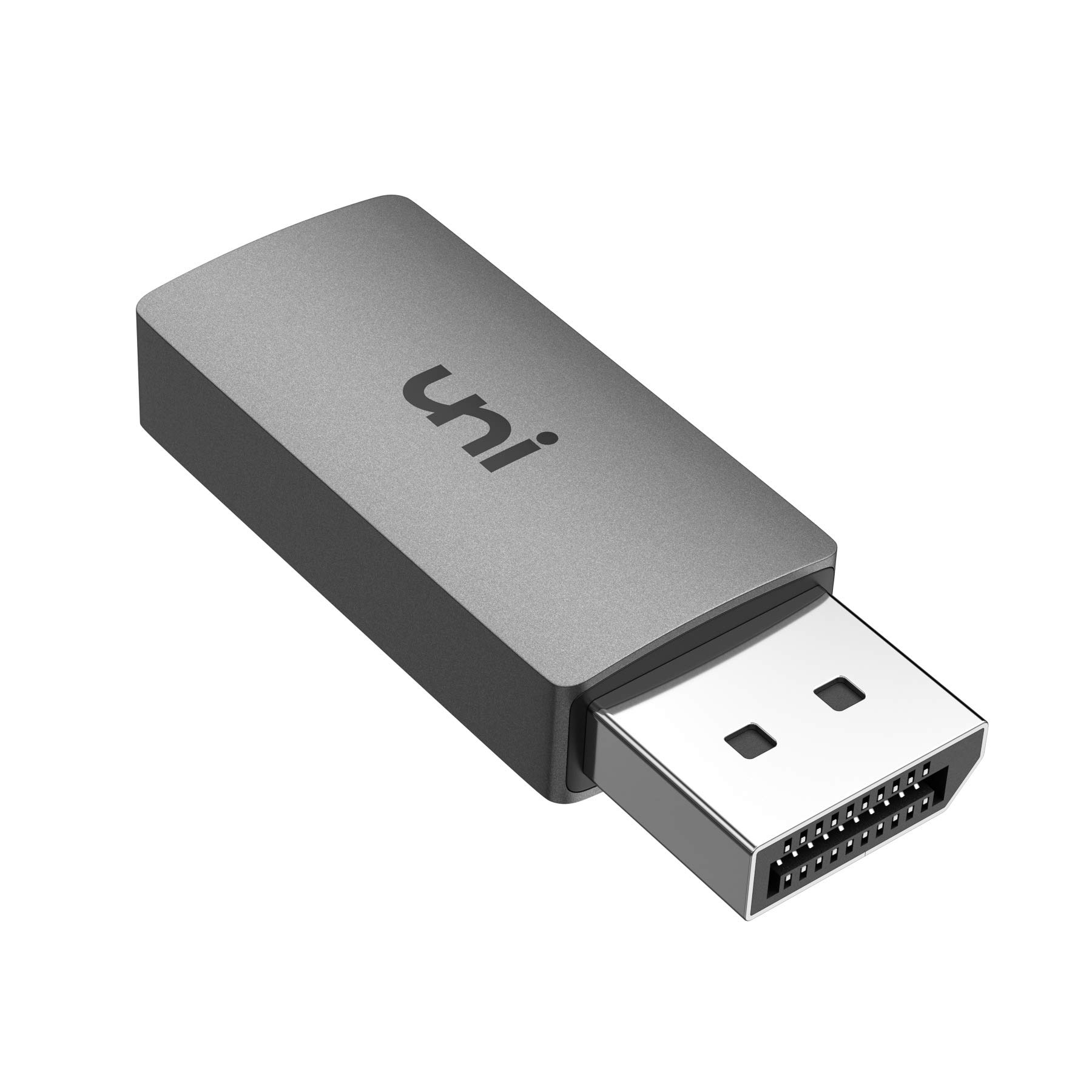 uni DisplayPort to HDMI Adapter, DisplayPort to HDMI Adapter (4K UHD) Directional DP to HDMI Converter Compatible for Lenovo, HP, DELL, GPU, AMD, NVIDIA and More