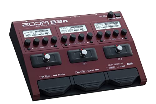 Zoom B3n Bass Guitar Multi Effect Processor Black