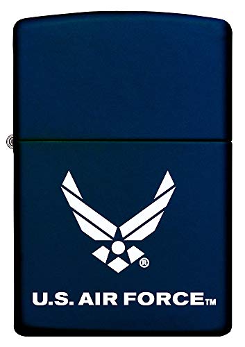 Zippo US Air Force Emblem Pocket Lighter, Navy Matte, One Size (239-CI018747)