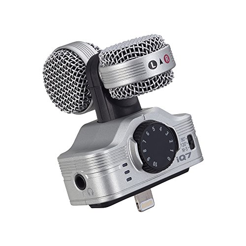 ZOOM iQ7 MS Stereo Microphone for iPhone/iPad/iPod touch