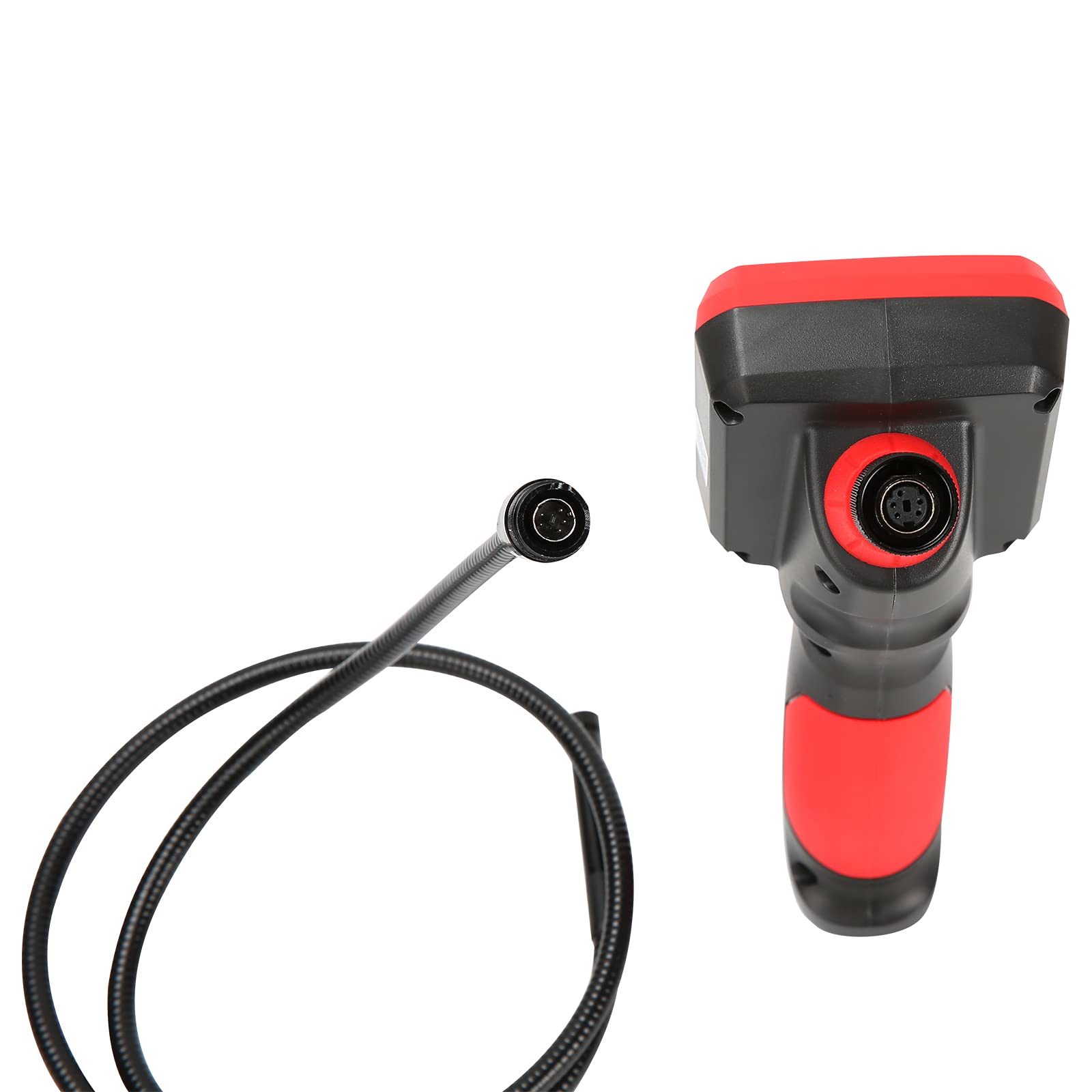 UNI-T Industrial Endoscope UT665 Digital Borescope Sewer Camera for Engine HVAC Chimney Inspection Automotive Maintenance, 4 LED Lights 2.4β Screen Handheld Camera Snake Cable 3.3FT/1M IP67 Waterproof