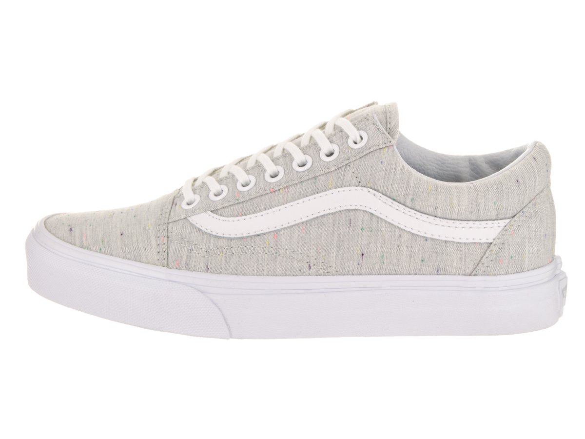 Vans Old Skool (Speckle Jersey) Grey Fashion Sneaker Women's Shoes (5.5)