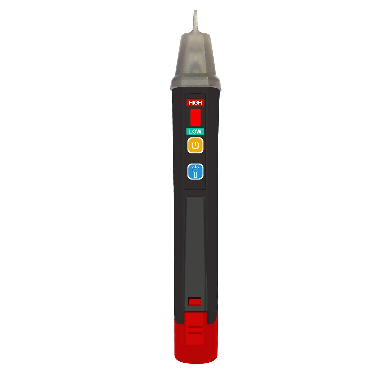 UNI-T UT12Pro Voltage Tester Pen Non-Contact AC Voltage Detector, Dual Range 12V-1000V/90V-1000V Live/Null Wire Judgment Light Buzzer LED Alarm Low Battery Indicator Auto Shutdown, 1 Pack