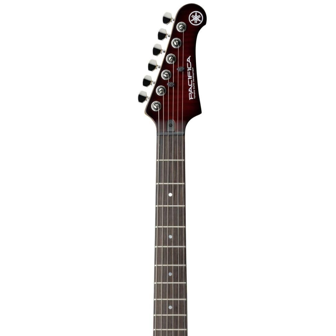 Yamaha Pacifica PAC611VFM DRB Solid-Body Electric Guitar, Dark Red Burst