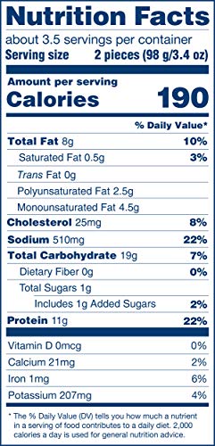 Trident Seafoods - Pub House Battered Cod - 12 oz, Frozen - Wild Caught Alaska Cod - 11g of Protein and 780mg of Omega-3 Per Serving - Made from Whole Fillets - Certified Sustainable