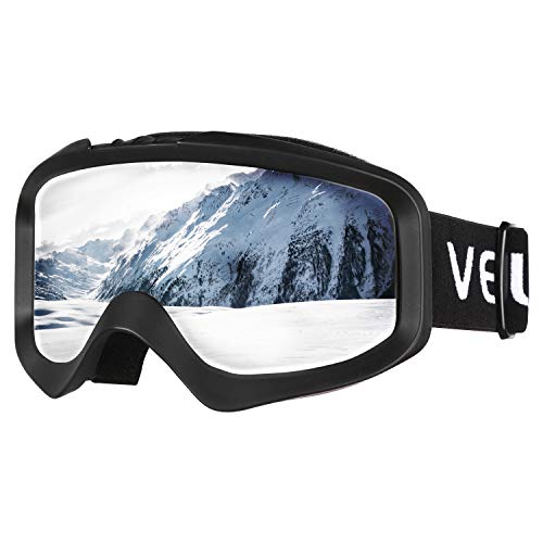 VELLAA Ski Goggles Anti Fog Snowboard Snow Goggles for Men, Women Outdoor Windproof UV Protection Various Color