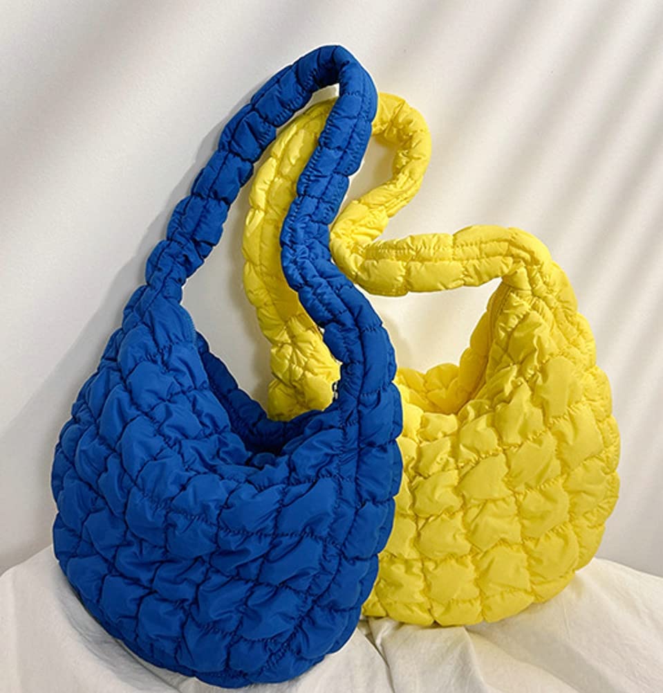 Women's Shoulder Tote Bag Chic Handbag Shoulder Bag Puffer Tote Bag Cute Purse Crossbody Bag Bubble Bag
