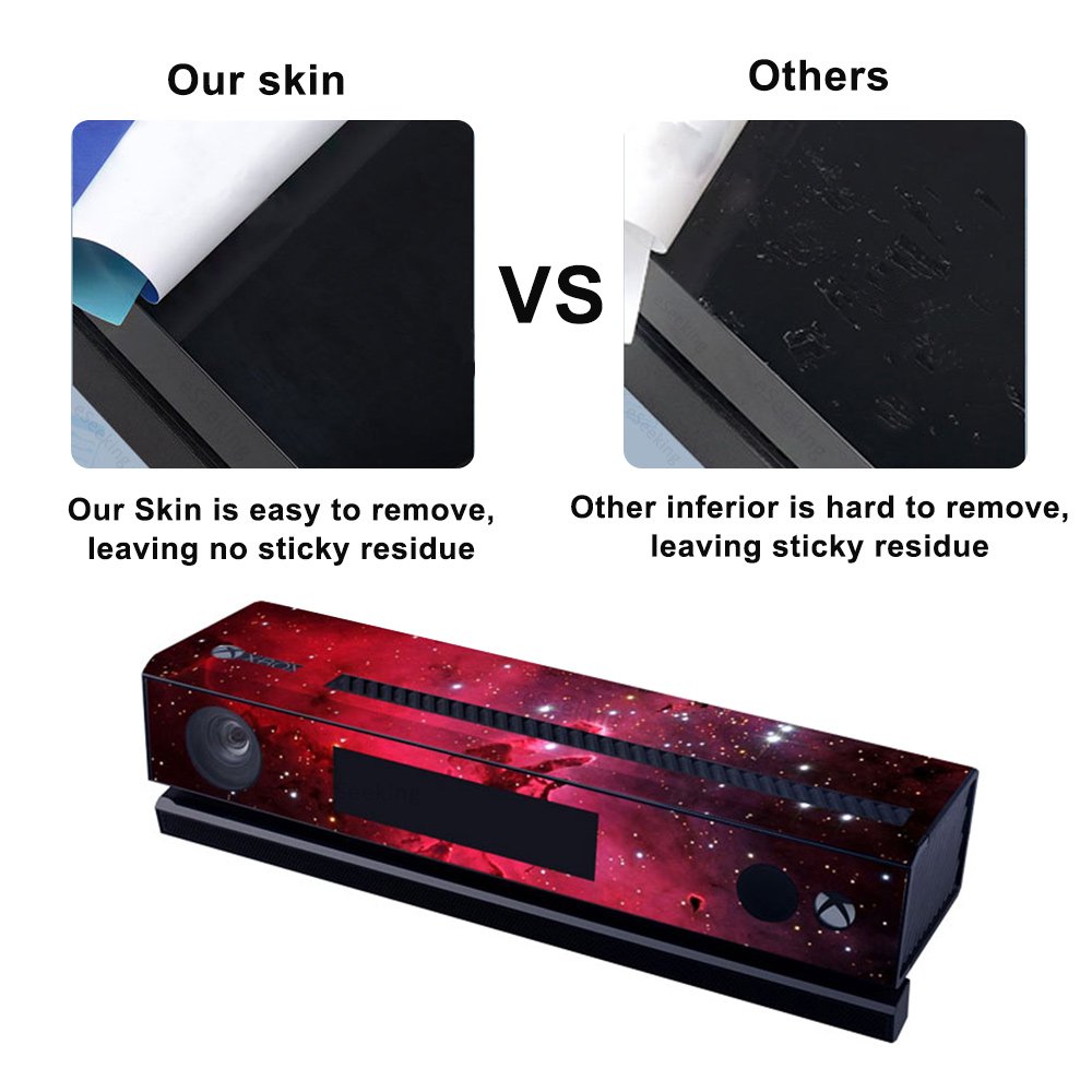 Whole Body Vinyl Skin Sticker Decal Cover for Microsoft Xbox One Console Red Galaxy Nebular