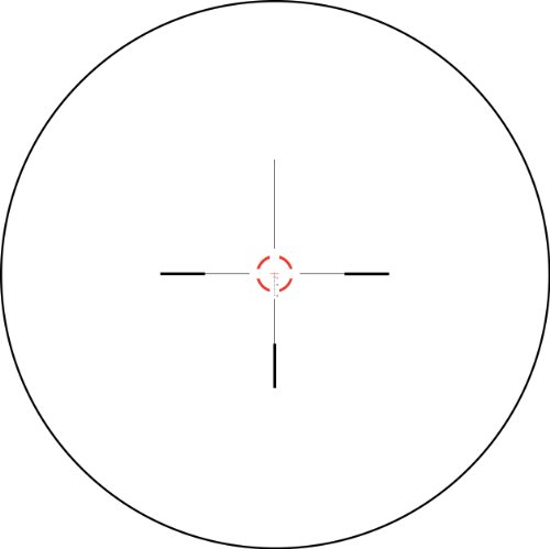 Trijicon VCOG 1-6x24 Riflescope Red Segmented Circle/Crosshair .223/55 Grain Ballistic Reticle with Thumb Screw Mount