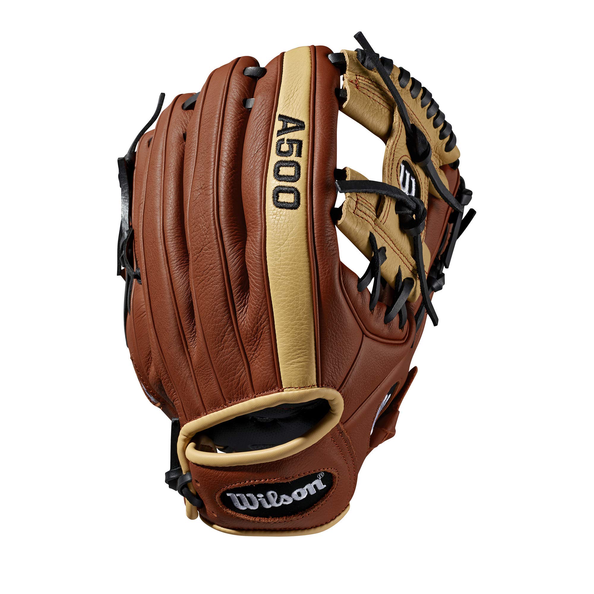 WILSON Sporting Goods 2019 A500 Baseball Glove - Right Hand Throw Copper/Blonde, 11"