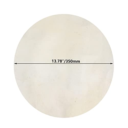 Yibuy Beige Goatskin Goat Skin Drums Head for Bongo Drums Replacement Parts