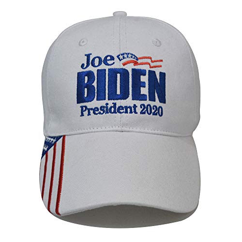 YIIHUD Joe Biden Baseball Hat Presidential Election in 2020 Cotton Baseball Cap Adjustable Vote for Your President White