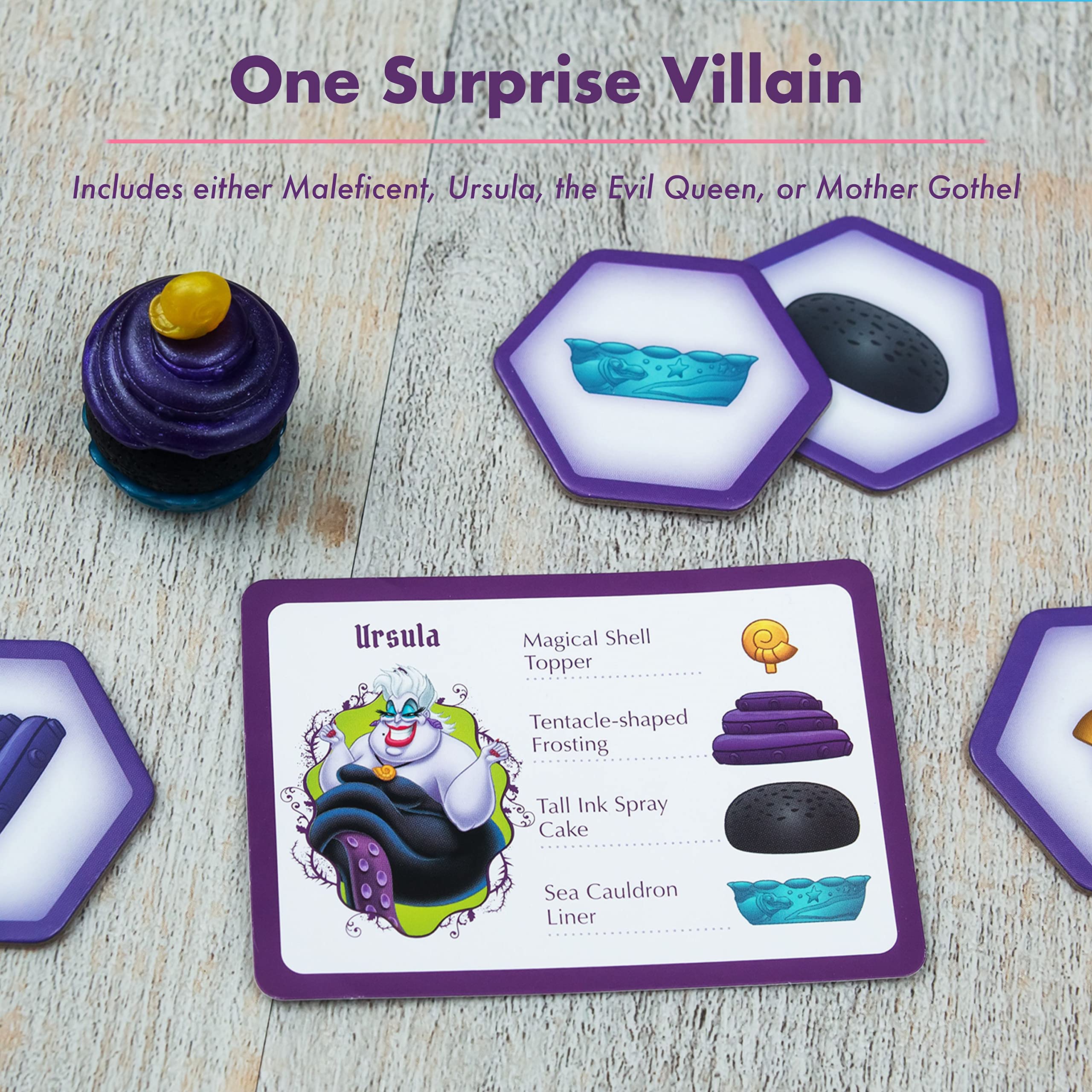 Wonder Forge Disney Princess Enchanted Cupcake Party Game - Exciting Matching Game | Fun for Kids & Adults | Ideal for Disney Princesses Enthusiasts | Two Game Modes | Gaming Experience