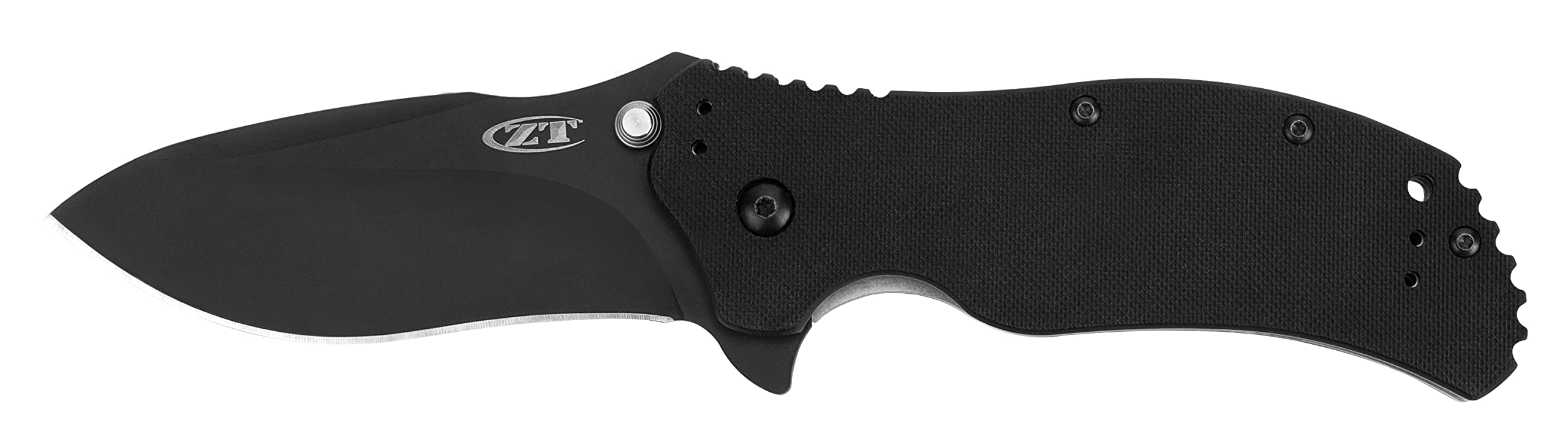 Zero Tolerance 0350 Folding Pocket Knife + Smith's PP1 Pocket Pal Knife Sharpener