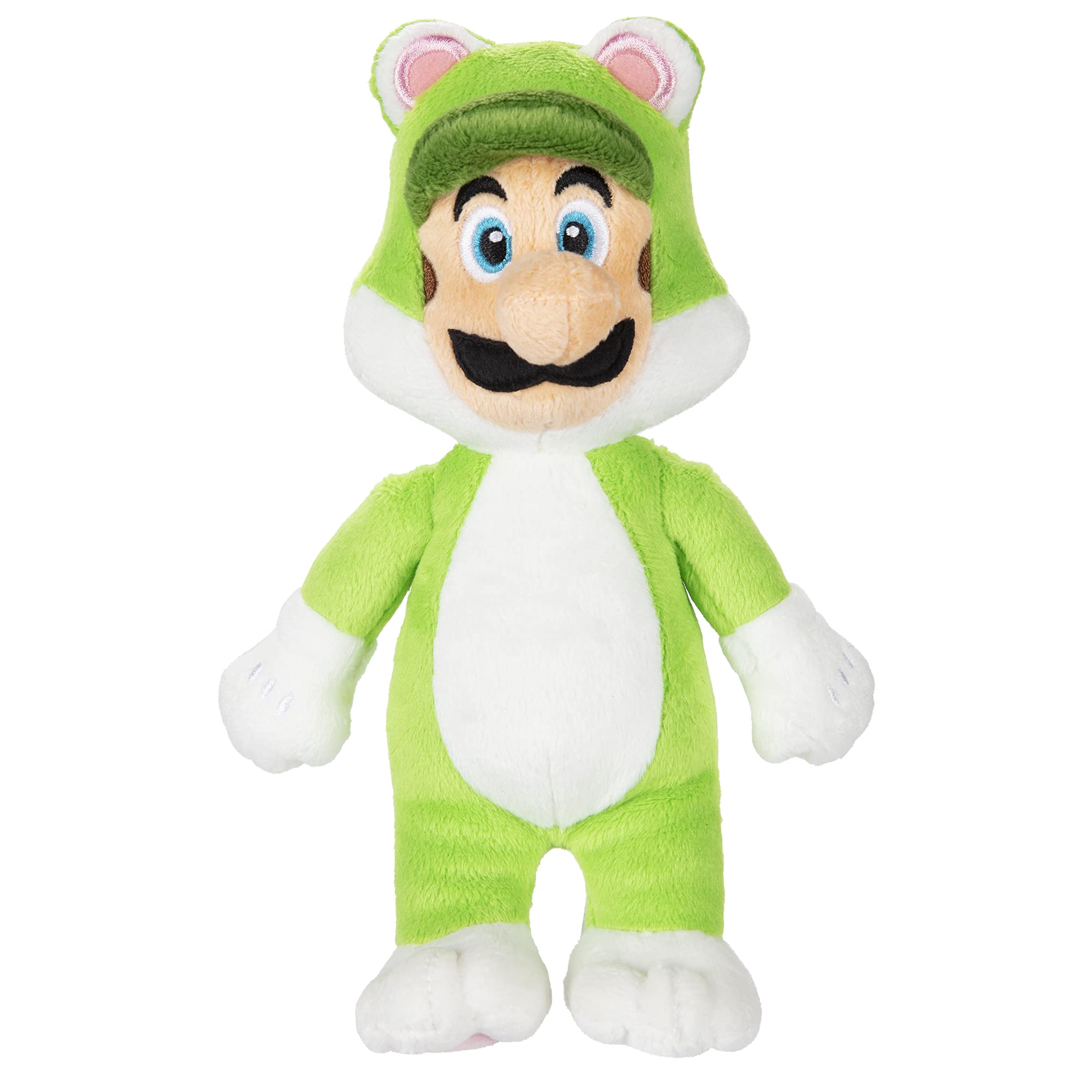 World of Nintendo Mario Bros U Cat Luigi Plush