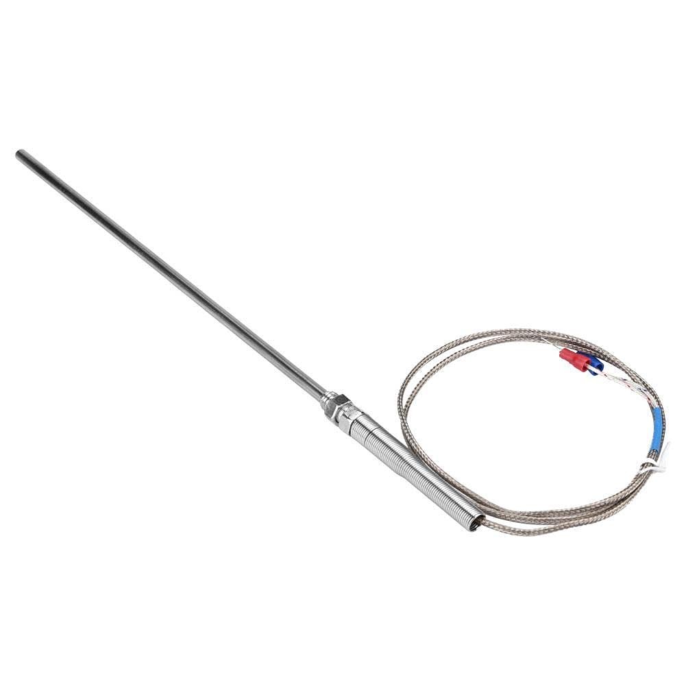 Type K Thermocouple, M8 Thread 200mm Type K Thermocouple Probe Temperature Sensor Wire 0-400℃(1M) Thermocouple Thermometer and Probe