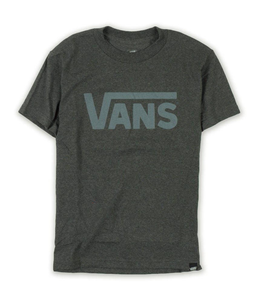 Vans Mens Classic Logo Graphic T-Shirt (XL, charchthrgrey )