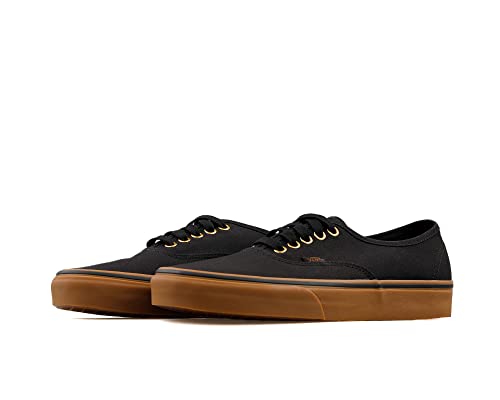 Vans Unisex Authentic Black/Rubber Skate Shoe 13 Men US