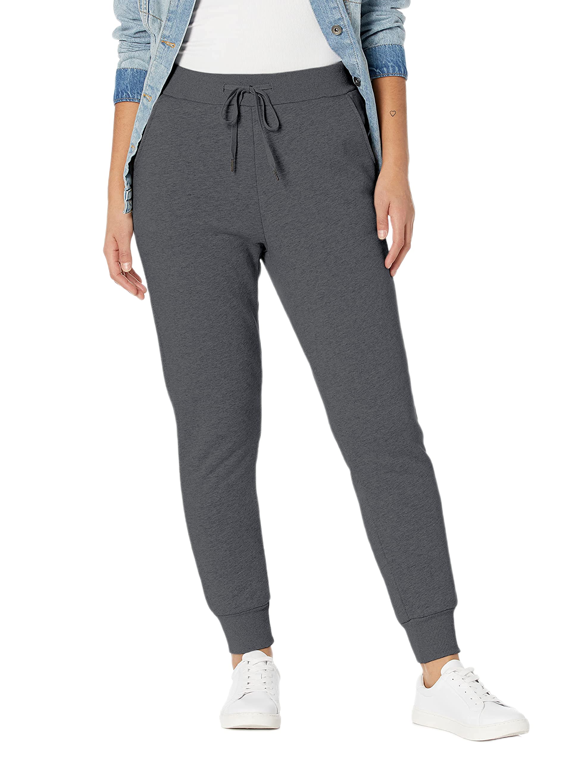 Yeokou Women's Warm Sherpa Lined Athletic Sweatpants Jogger Fleece Pants(X-Large, Grey)