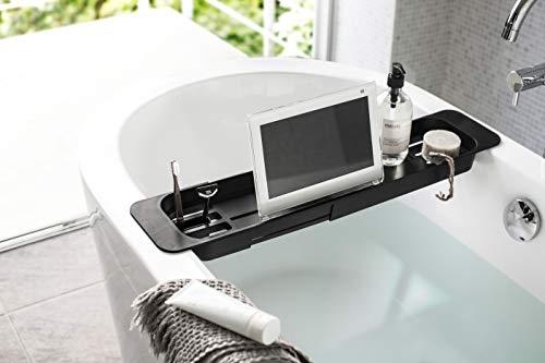 Yamazaki Home Tower Expandable Bathtub Caddy β Bathroom Tray Table Holder