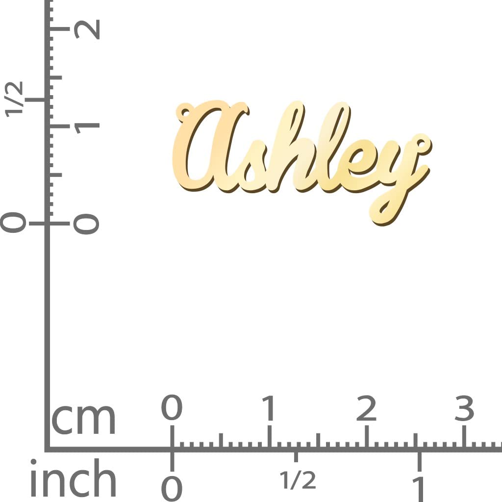 TSD 14K Yellow Gold Personalized Name Necklace with a 16" Chain in Brannboll Font by JEWLR*