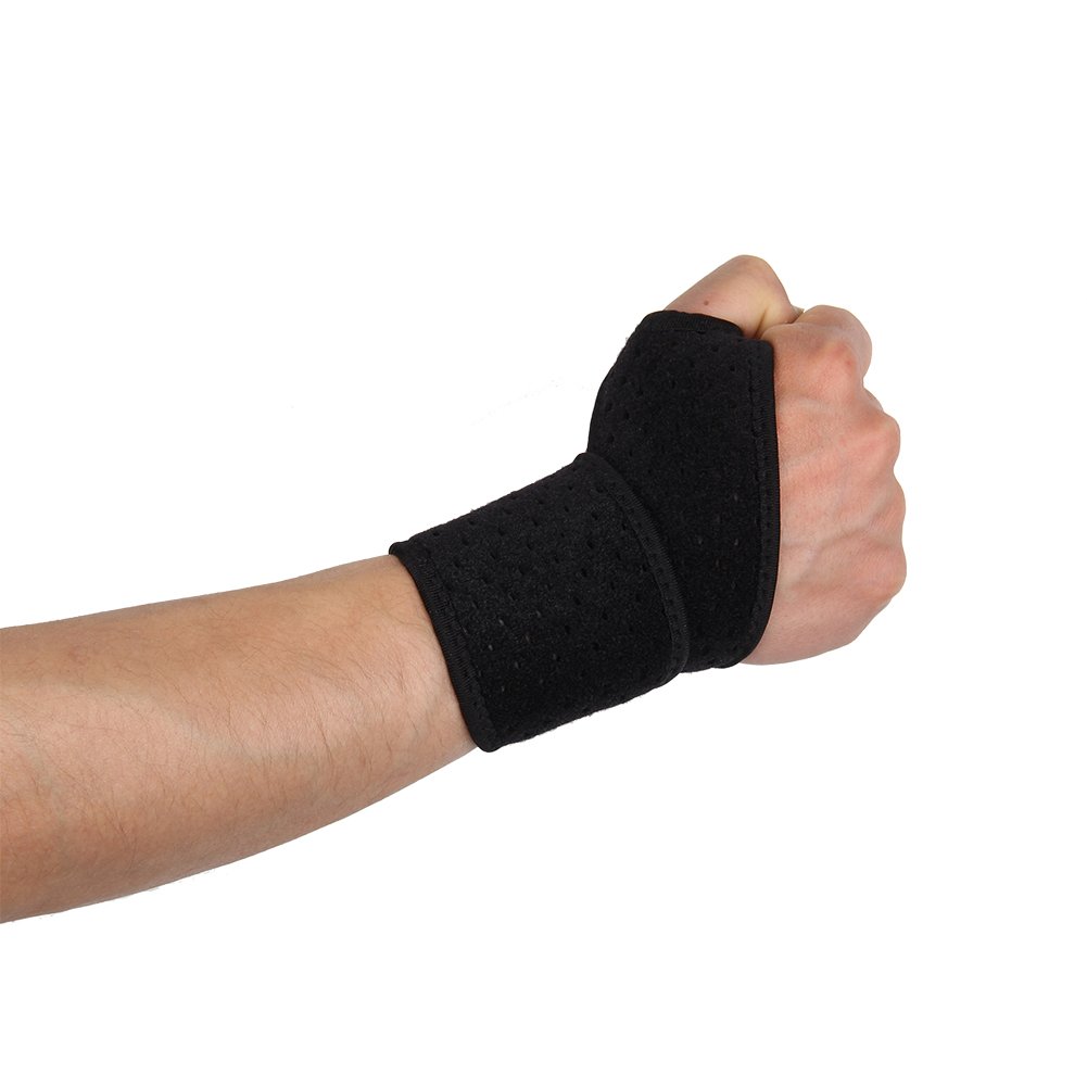 WOTOP Wrist Brace Wraps Carpal Tunnel Tendonitis Arthritis Pain Relief, Sports Wrist Support Protector Stabilizer Strap Band Compression Fits Right&Left Hand for Women and Men Pack of 2