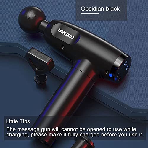 URORU Massage Gun Deep Tissue Massager Back Massager for Athletes Portable Body Muscle Massager Professional Lightweight andheld Deep Tissue Massager Black