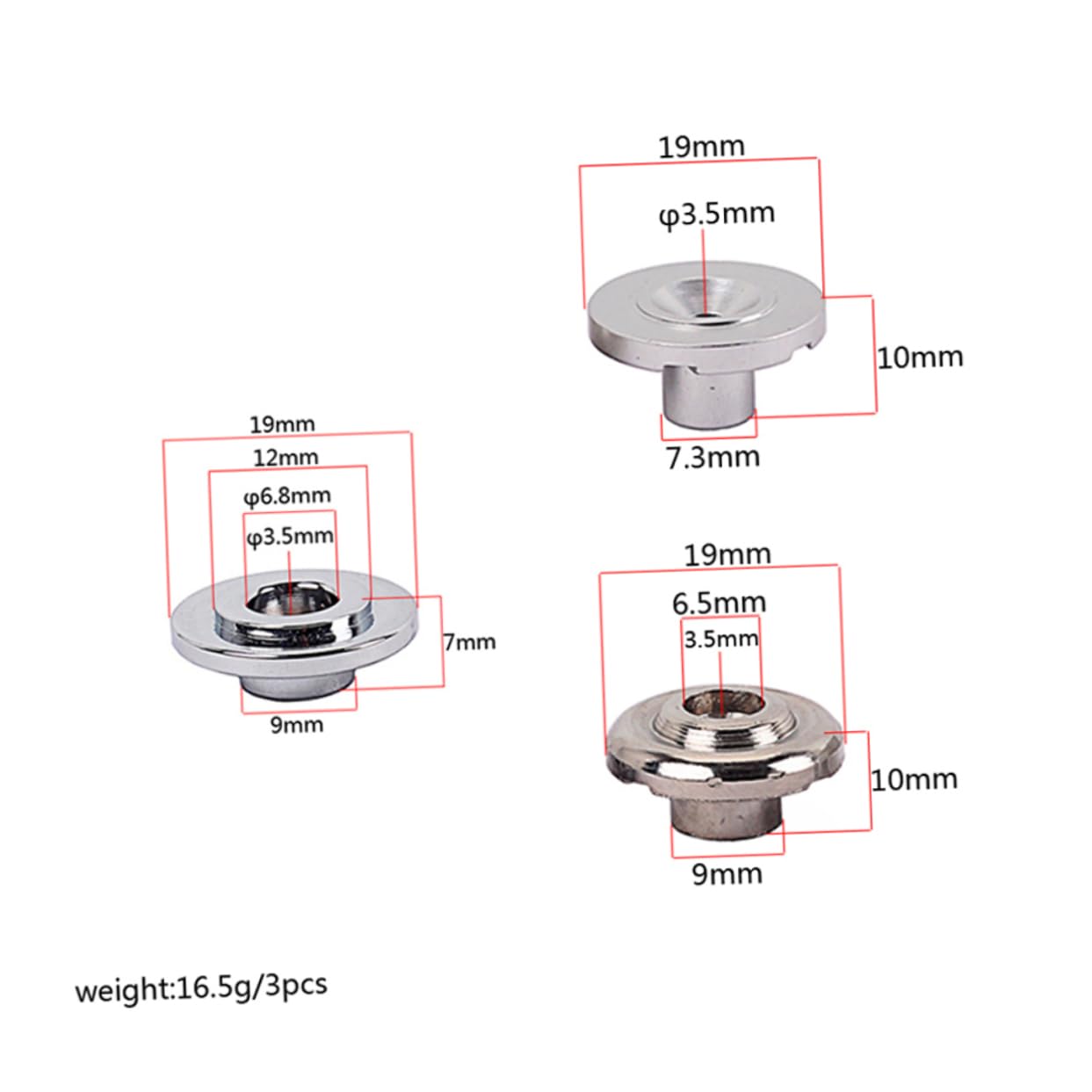 VICASKY 9 Pcs Guitar Parts Accessories Guitar Accessories Guitar Accessory Roller Trees Retainer Tree Retainer Buckle High and Low Feet Component Musical Instrument Electric Guitar Strings