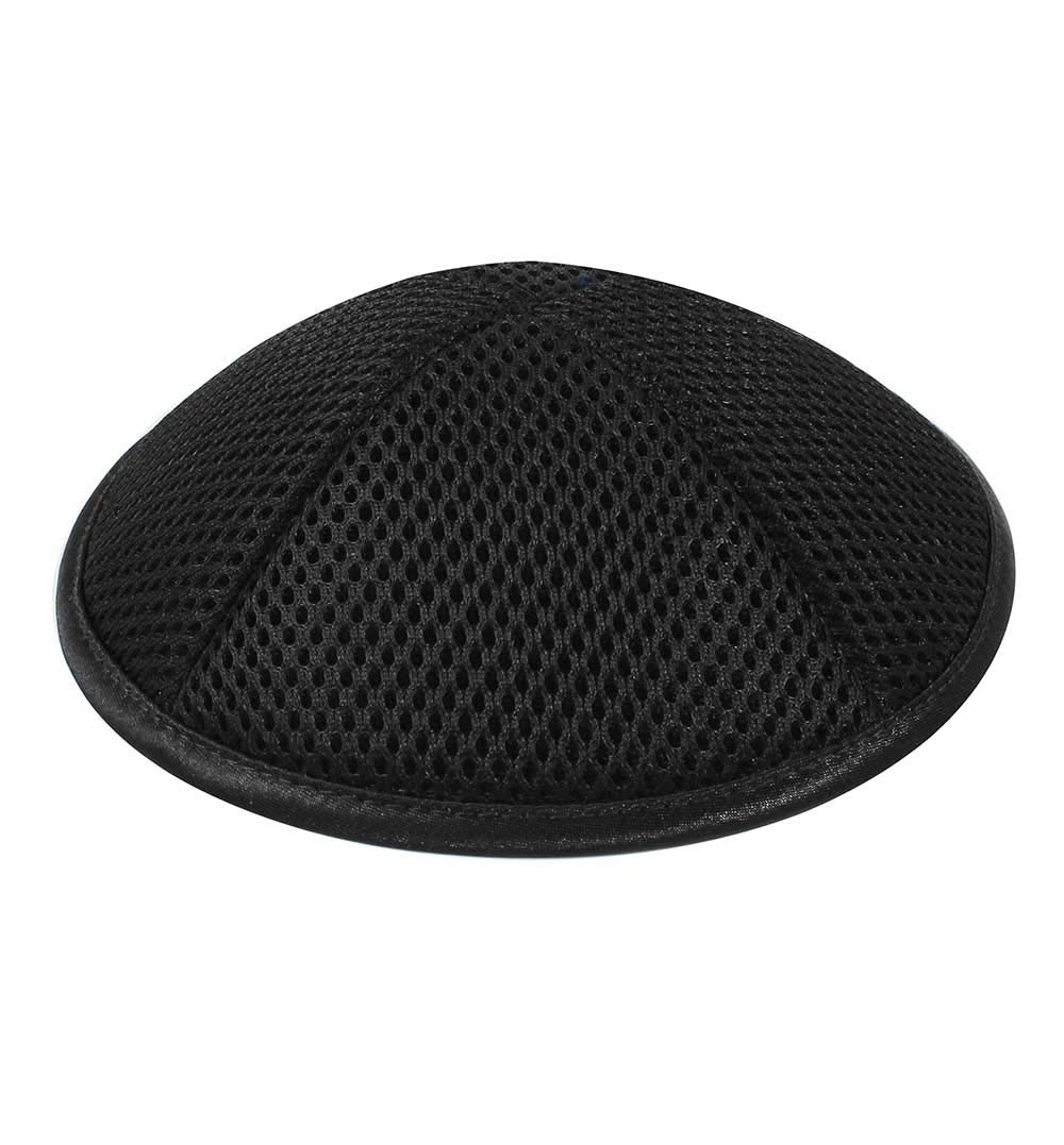 Zion Judaica Deluxe Mesh Kippah for Occasions and Every Day Use Single or Bulk Orders Prayer, Sports, Bar Mitzvah, Bat Mitzvah, Chuppah, Bris, Weddings (12 Pack Black)