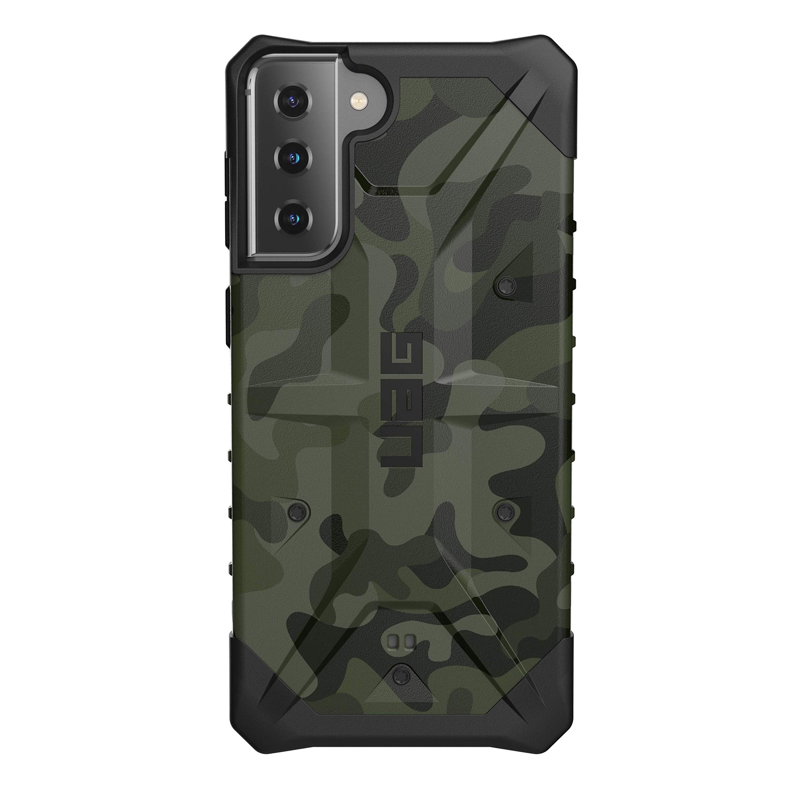 URBAN ARMOR GEAR UAG Designed for Samsung Galaxy S21 Plus Case Camo Forest Rugged Lightweight Slim Shockproof Pathfinder SE Protective Cover, [6.7 inch Screen]