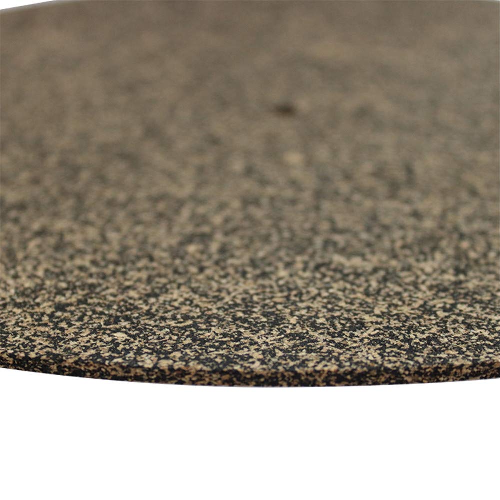 Turntable Slip Mat Rubber Cork β Anti Static 1/8 thick Vinyl Record Player Slipmat by Record-Happy. A Basic and Defining Upgrade for The Demanding Audiophile. Improves Sound Quality and Reduces Noise