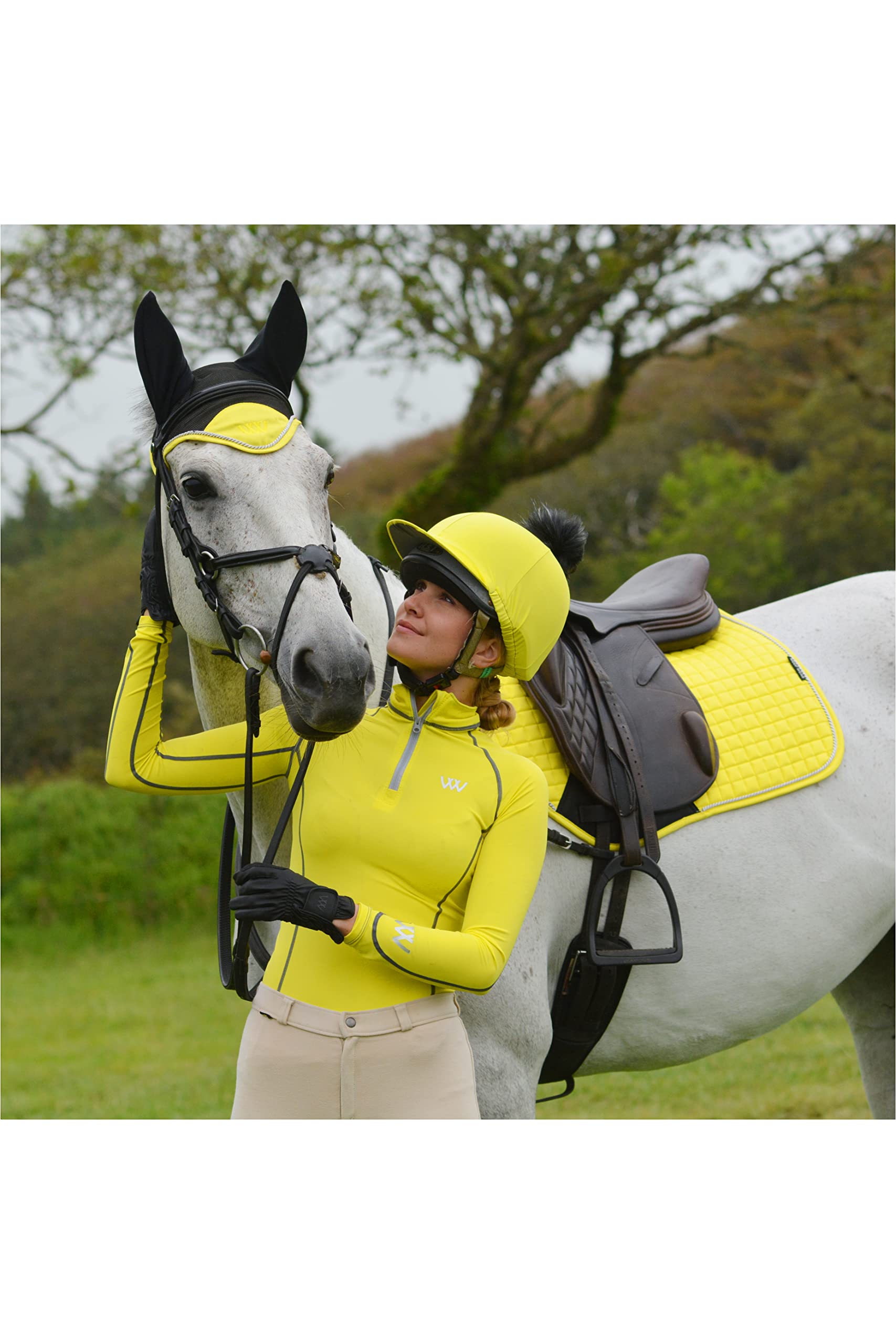 Woof Wear Close Contact Saddle Cloth WS0003 - Sunshine Yellow Size - Full