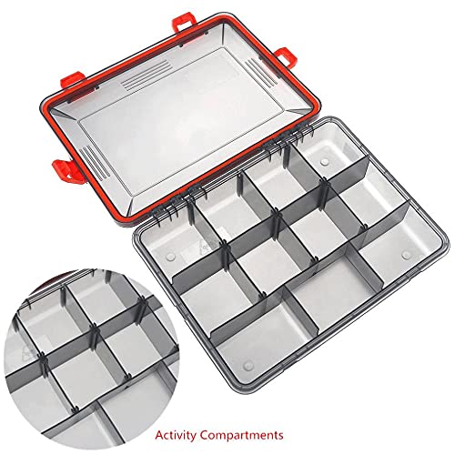 UXZDX CUJUX Waterproof Multifunctional Hook Storage Box, Used for Fishing Hook Rotating Ring Bait and Accessories Fishing Supplies